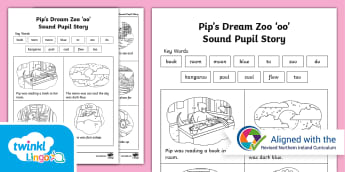 oo - Pip’s Dream Zoo eBooks - Phase 2 - Stage 5/6 Phonics - Linguistic
