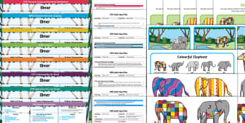Elmer - David McKee Lesson Plans and Ideas Early Years (EYFS) - Pr