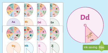 Alphabet Spinner Wheel | Twinkl