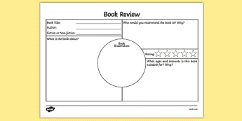 Book Review Templates | twinkl.co.uk
