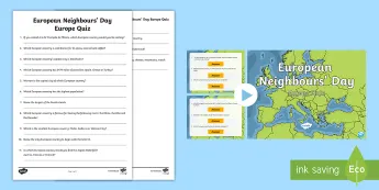 Europe Geography Quizzes | twinkl.co.uk
