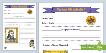 Elizabeth I Resources | twinkl.co.uk