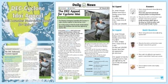 DEC Appeal: Cyclone Idai - Twinkl NewsRoom - Twinkl