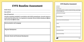 What is a baseline assessment ? - Twinkl Teaching Wiki