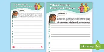 Respect Worksheets | twinkl.com.au