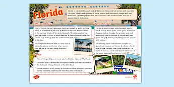 Florida Geography Resources | twinkl.co.uk