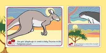 The Kangaroo and the Porpoise Aboriginal Dreamtime Stories - - Ye