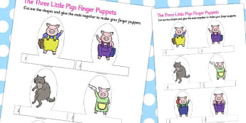The Three Little Pigs Activities | Teacher-Made | Twinkl