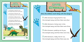 Dinosaur Songs and Rhymes | twinkl.co.uk