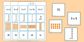 Multiplication Matching Games | twinkl.ca