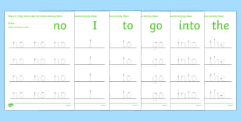Phase 2 Phonics Resources | Tricky Words - Twinkl