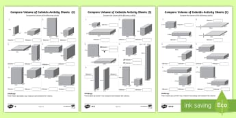 Volume of Cubes and Cuboids Resources - KS2 Maths Curriculum