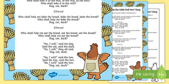 The Little Red Hen Activities, Games and Worksheets - Twinkl