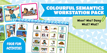 Colourful Semantics Session Packs | SALT | Twinkl - Twinkl