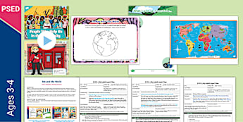 Me and My World Pre-School Theme | EYFS PSED - Twinkl