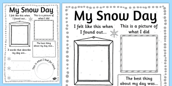 Snow Day Art Activities | twinkl.co.uk