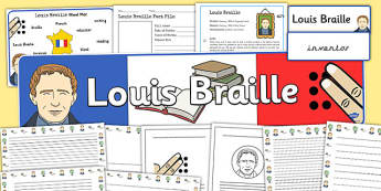 Louis Braille Activities & Worksheets | Parent Home Teaching