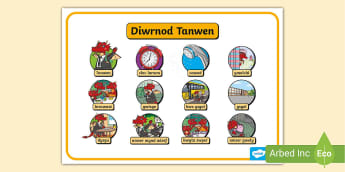 Learn Welsh Comics: #1 Diwrnod Tanwen: Geirfa Dw i'n...