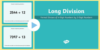 Long Division Methods | twinkl.co.uk