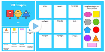 31 Compare and Sort 2D Shapes - Properties of Shape - Twinkl