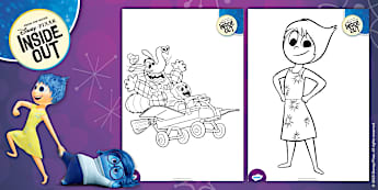 Disney Pixar Inside Out Colouring Pages | Twinkl - Twinkl