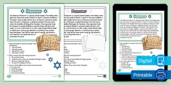 Passover Worksheets | twinkl.com