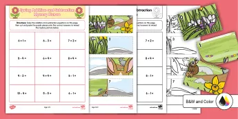 Picture Subtraction Worksheets | twinkl.com