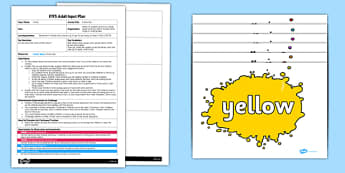 Colours | EYFS Planning | Early Years Topic Resources