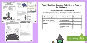 Printable Year 2 Adjectives & Adverbs Resources | Parents