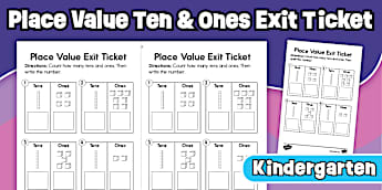 2-Digit Place Value - Math - Kindergarten - Twinkl Canada