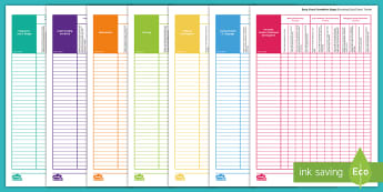 EYFS Tracking Sheets & Trackers