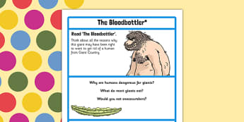 The BFG - Roald Dahl Primary Resources- The BFG Activities