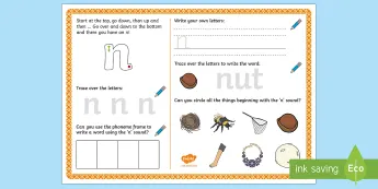 'N' Sound Phonics Activities | twinkl.co.uk