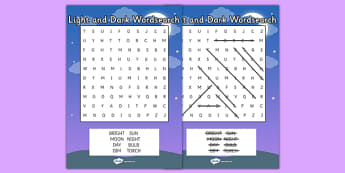 Light and Dark English Primary Resources - Light & Dark Primary