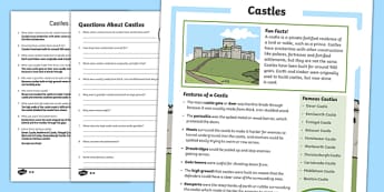Activities and Worksheets | Castles and Knights | History KS1