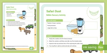 Edible Sensory Recipes - Activities For Kids - Twinkl