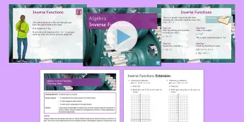 Inverse Functions Activities | twinkl.co.uk