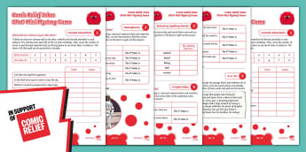 Comic Relief: Red Nose Day Primary School Teaching Resources
