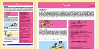 Sound - Year 4 Science Resources - Twinkl