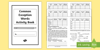 Common Exception Words Year 2 • Twinkl.ca
