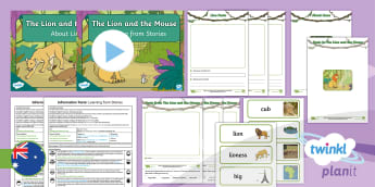 The Lion and the Mouse Lesson Plan Packs | Foundation
