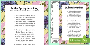 Spring Songs and Rhymes | twinkl.co.uk