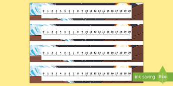 Space Number Lines | twinkl.ca