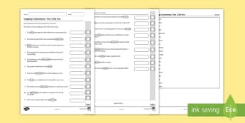 Language Conventions Resources -Year 5 NAPLAN Preparation