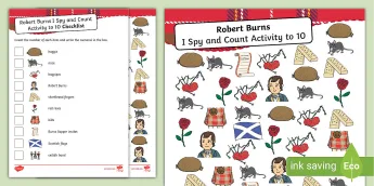 Robert Burns Activities | twinkl.com.au