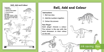Printable Dinosaur Pictures and Colouring Pages For Kids
