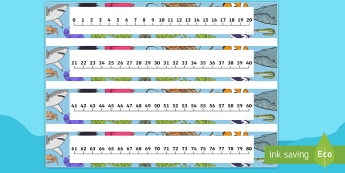 Under the Sea Number Lines | twinkl.co.uk