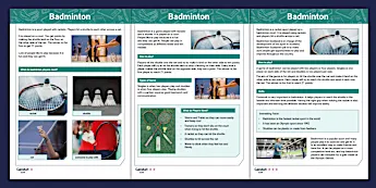 Badminton Resources | twinkl.co.uk