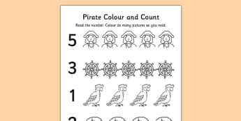 Pirate Maths - Twinkl