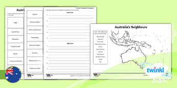 Year 3 Geography, Australia’s Neighbours | Primary Resources